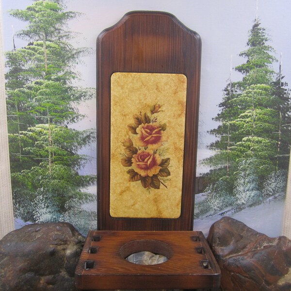 Wood Wall Mounted Toothbrush Holder - Etsy