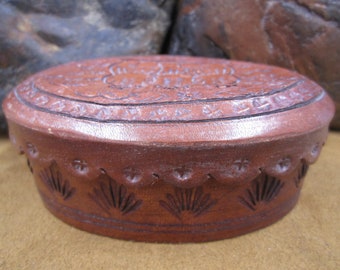Leather Trinket Box - Etsy