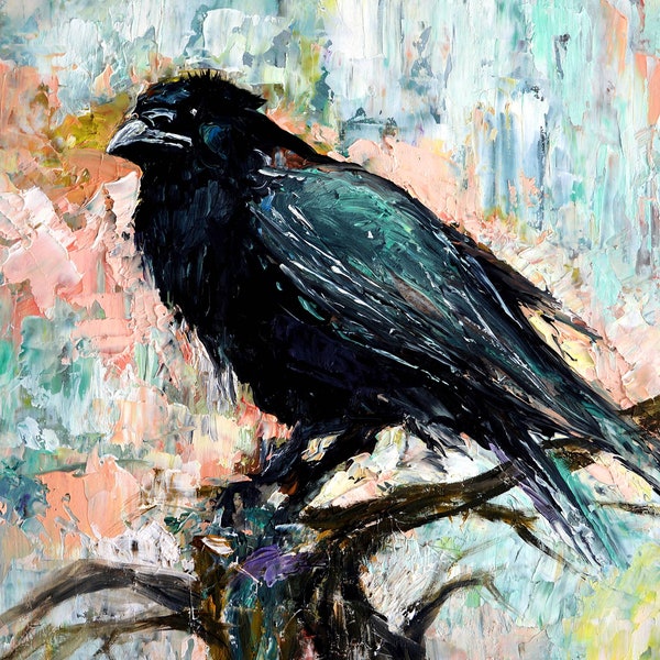 Raven Artwork - Etsy