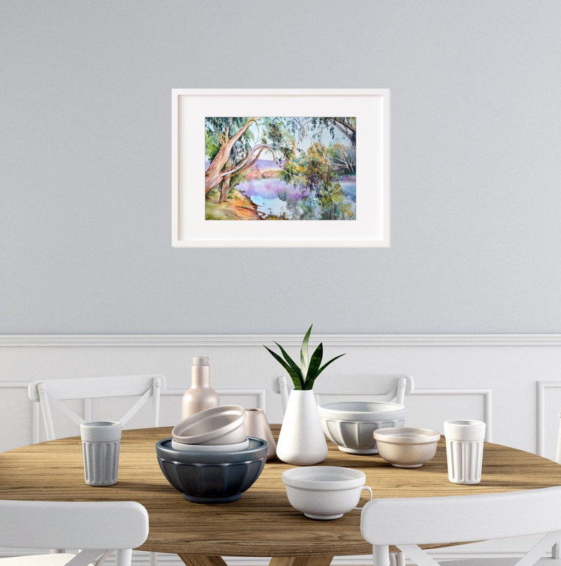 Australian Landscape Print From Original Artwork, Australia Painting ...