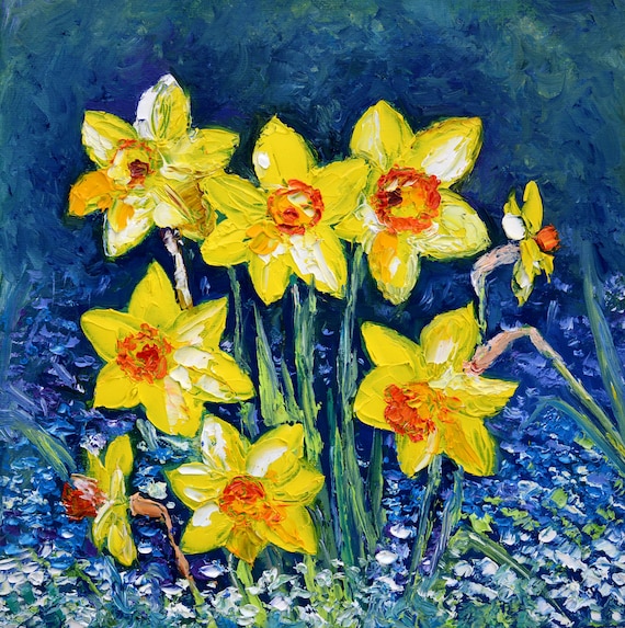 Narcissus Flower Painting