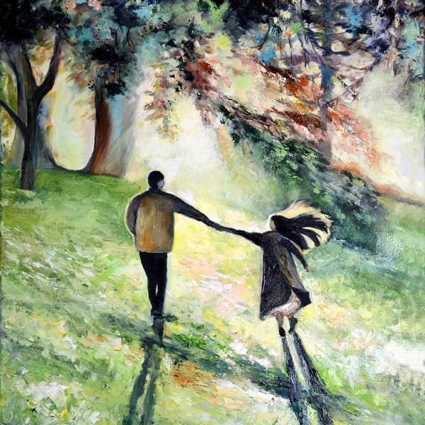Love Couple Painting - Etsy