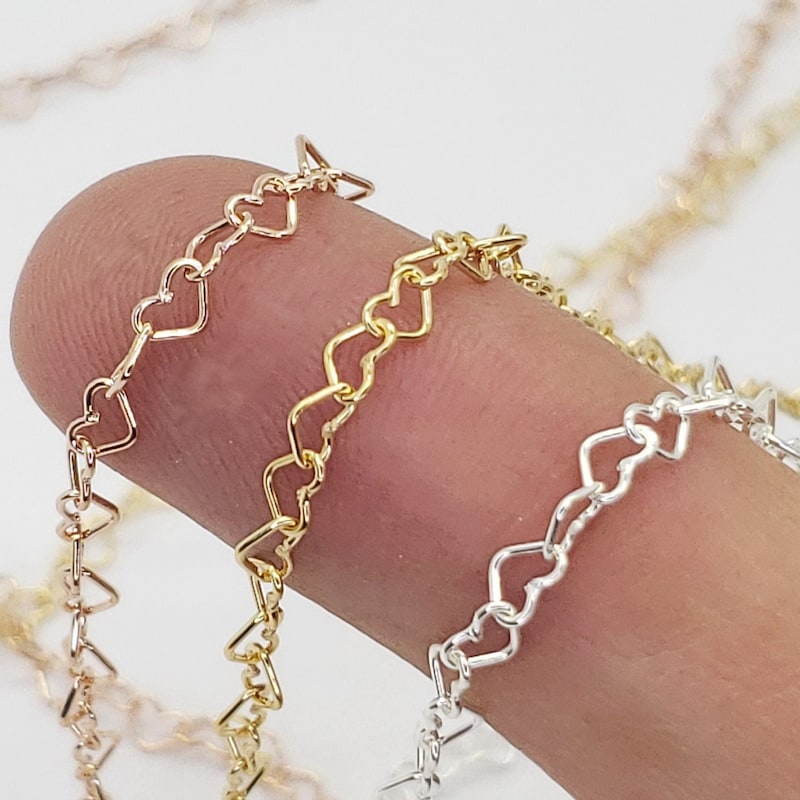 Sterling Heart Bead 4mm - Etsy