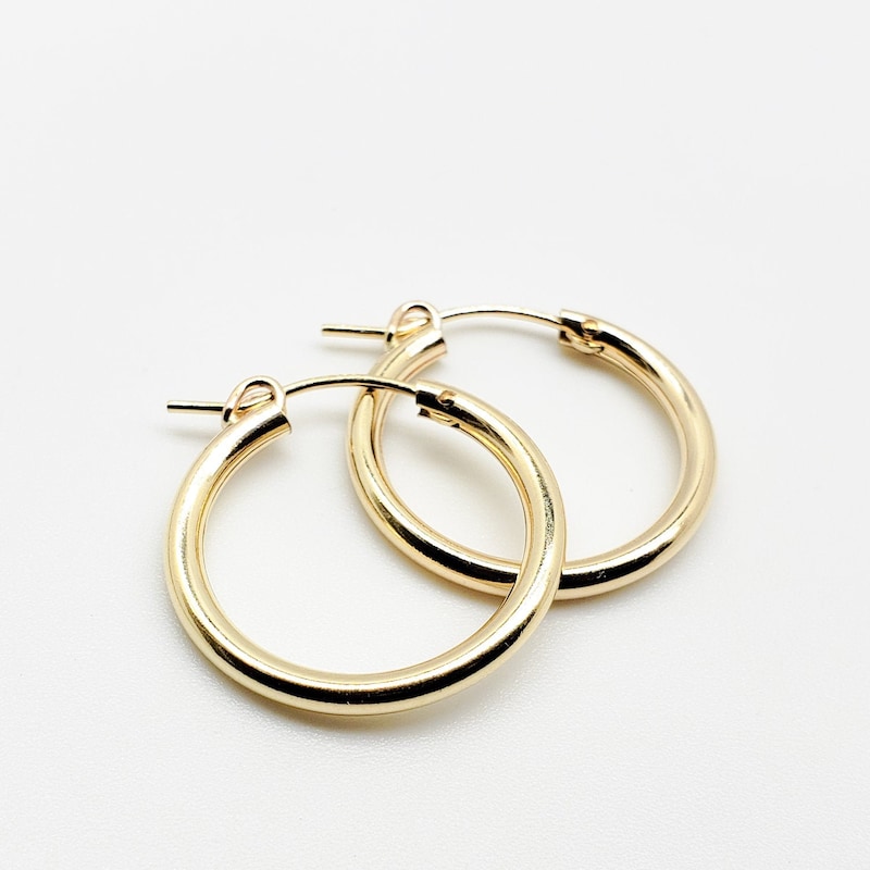 Euro Wire Hoop Earrings - Etsy