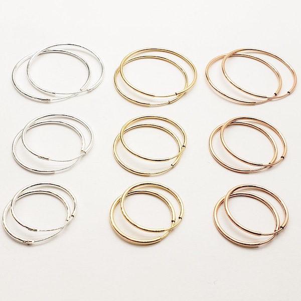Endless Hoop Earring - Etsy