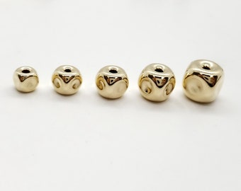 Gold Square Beads - Etsy