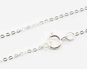 16 Inch Silver Chain - Etsy