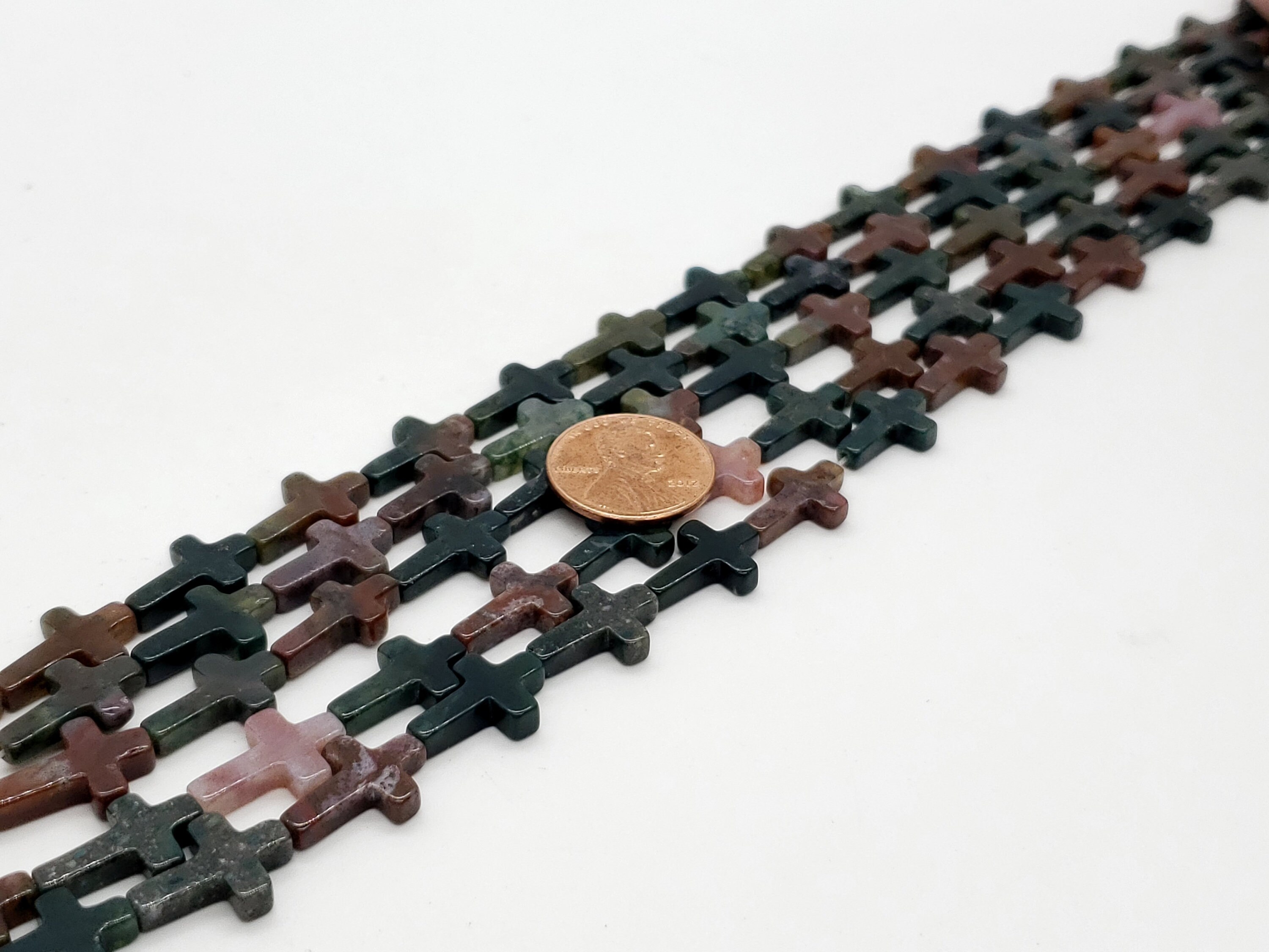 Natural Stone Cross Beads Small Size 10mm X 15mm by the - Etsy