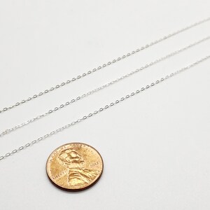 14k Gold Filled Flat Drawn Cable Chain, 1mm X 1.6mm, Elongated Flat ...