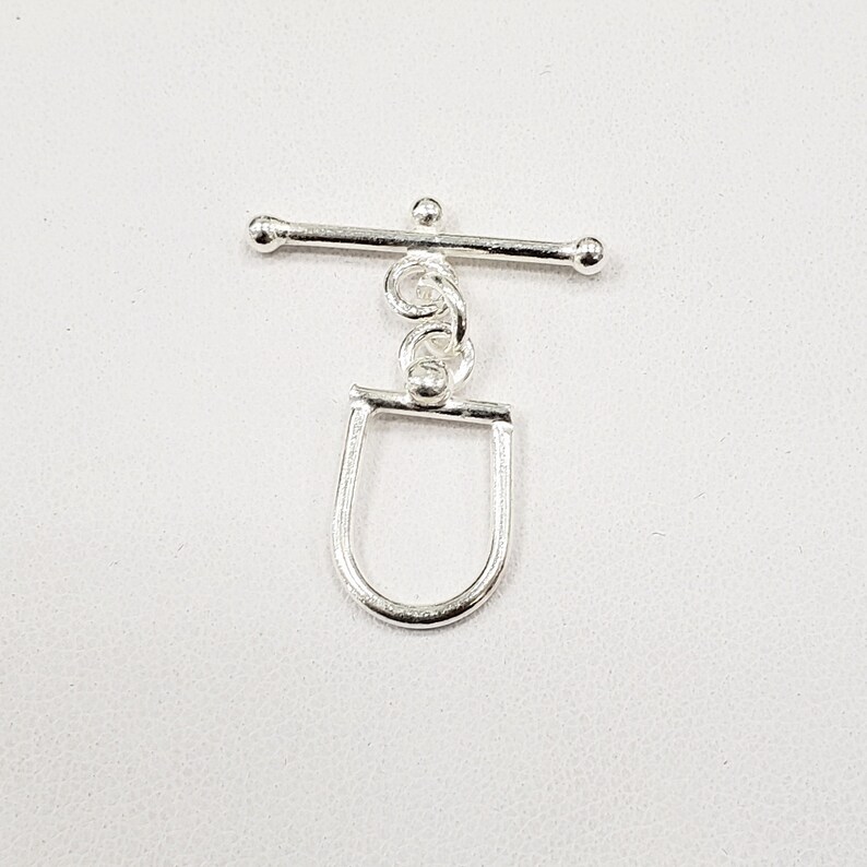 Sterling Silver Toggle Clasp 3 Finishes 20mm X10mm Sold as - Etsy
