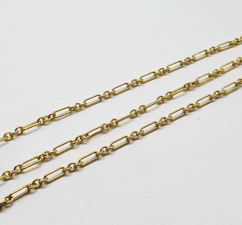 Heavy Long and Short Chain 10mm X 4mm Sterling Silver or 14k - Etsy