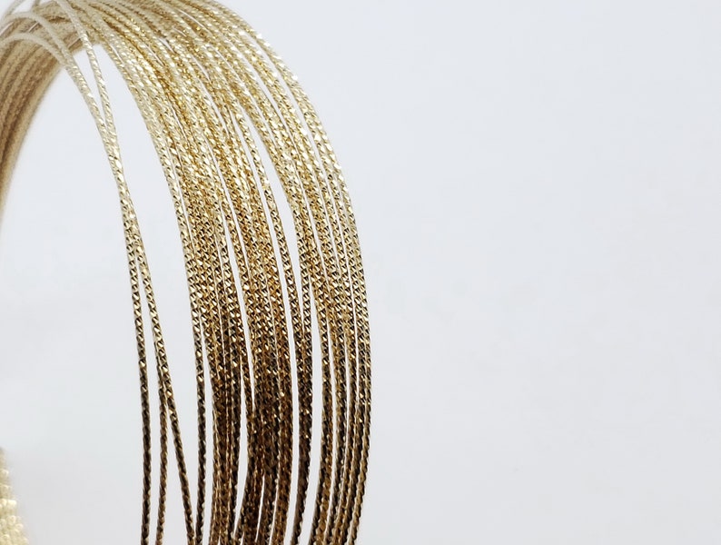 Gold Filled Diamond Cut Wire 16, 18, 20, 22, 24 Gauge | 14KGF | Half ...