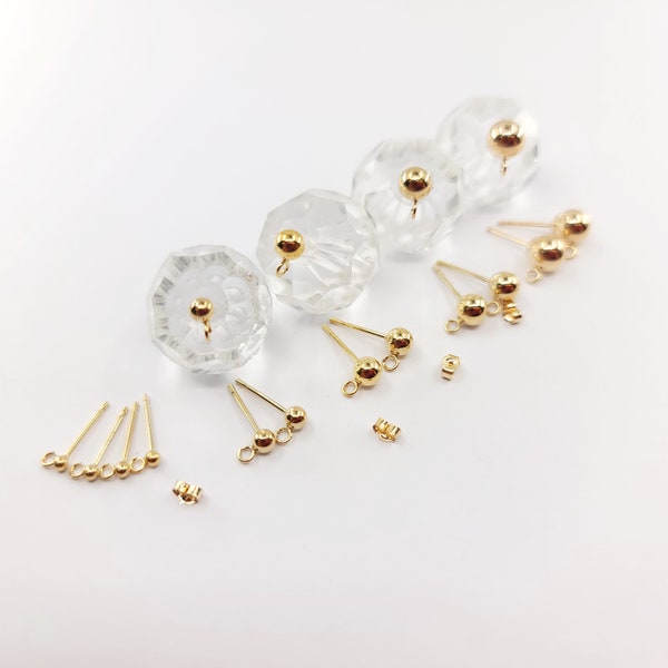 14k Gold Filled Bulk Wholesale Ear Post - Etsy