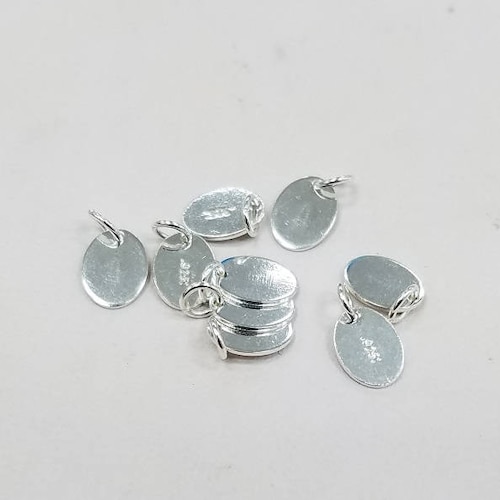 14k Gold Filled Oval Tags 7mm X 5.5mm Small Size Made in - Etsy