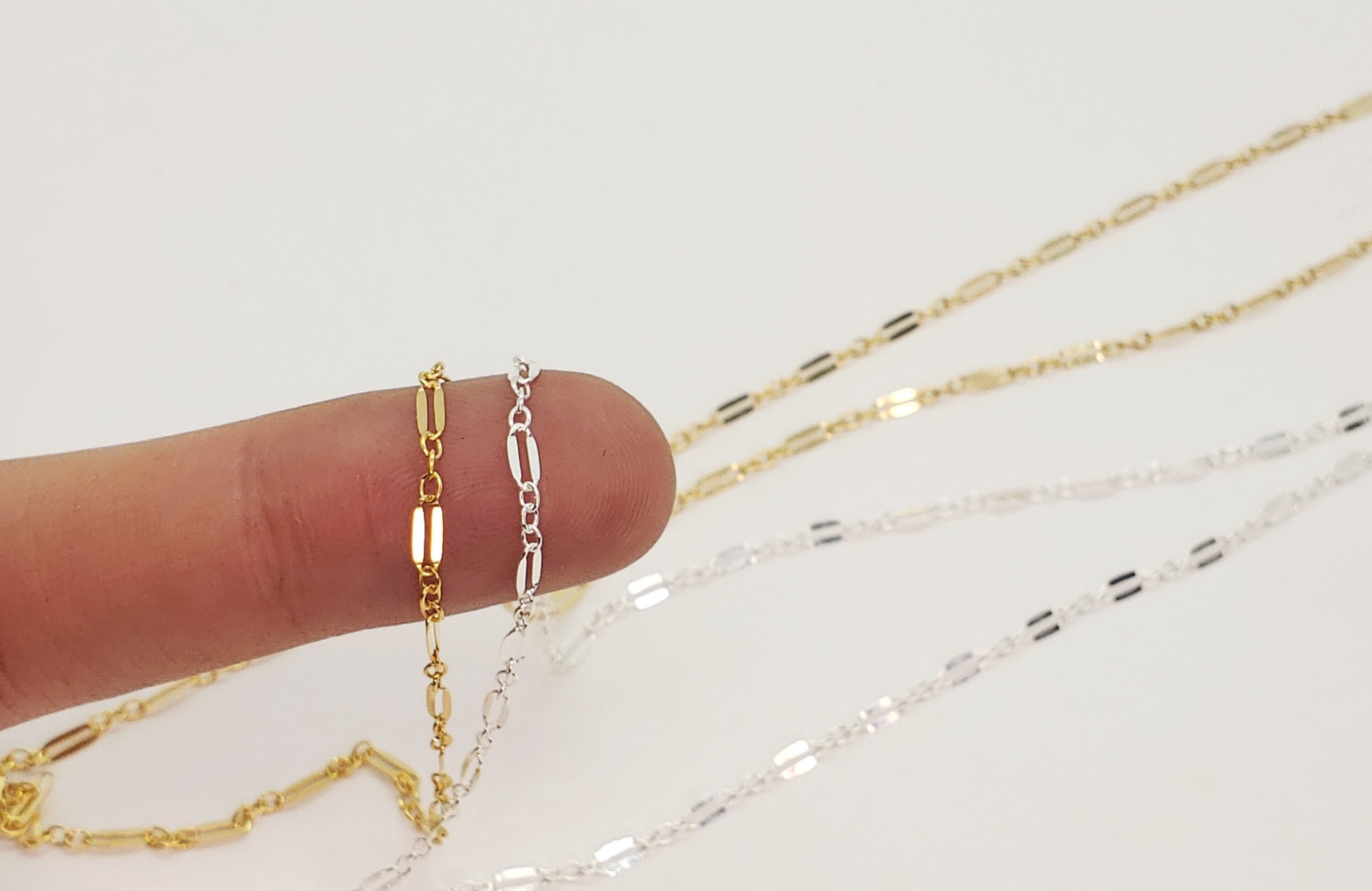 Long and Short Dapped Sequin Chain Long Version 5.7mm X 2mm - Etsy