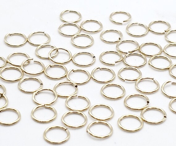 14k Gold Filled Open Ring 22 Gauge 6mm OD Sold in Packs of - Etsy