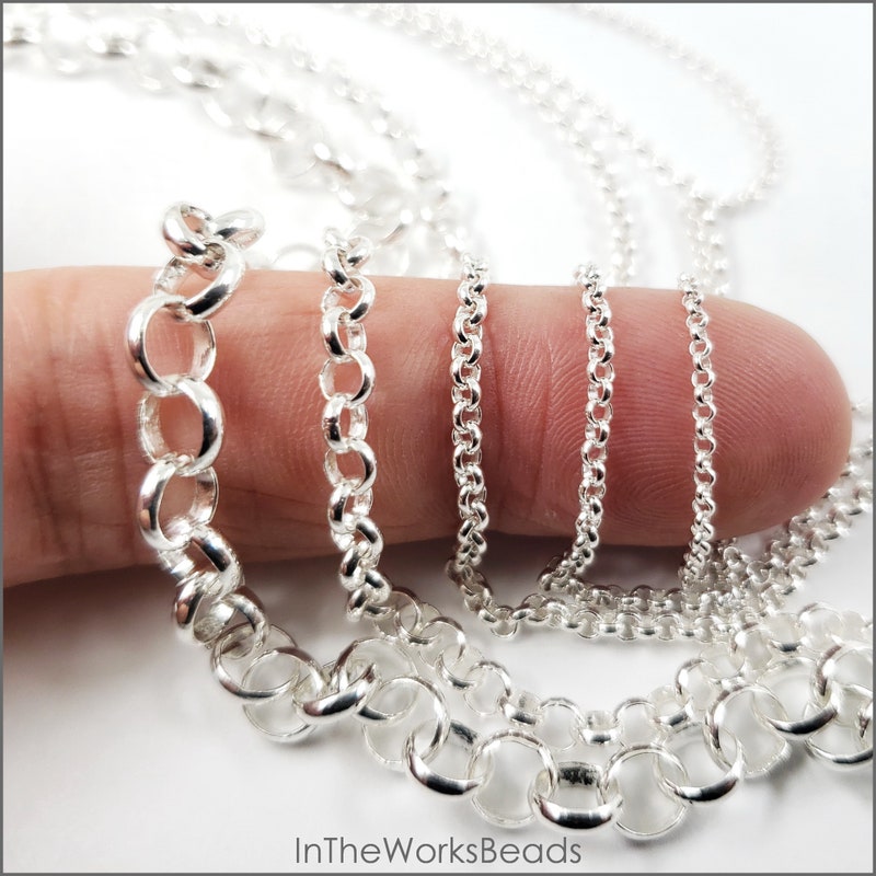 Rolo Chain 4 to 6mm - Etsy