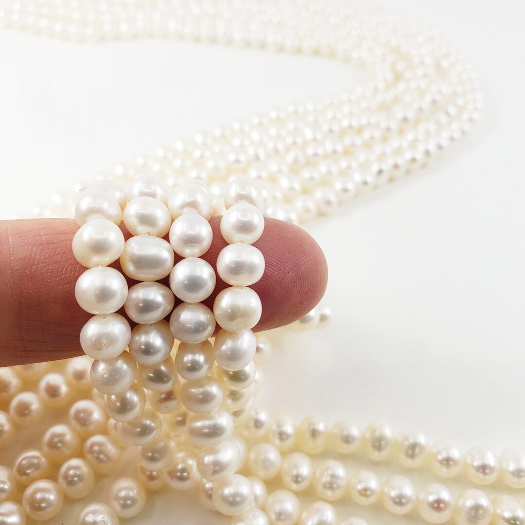 Fresh Water Pearls by the Strand, Potato Shape, Approx. 5.5mm to 6mm ...