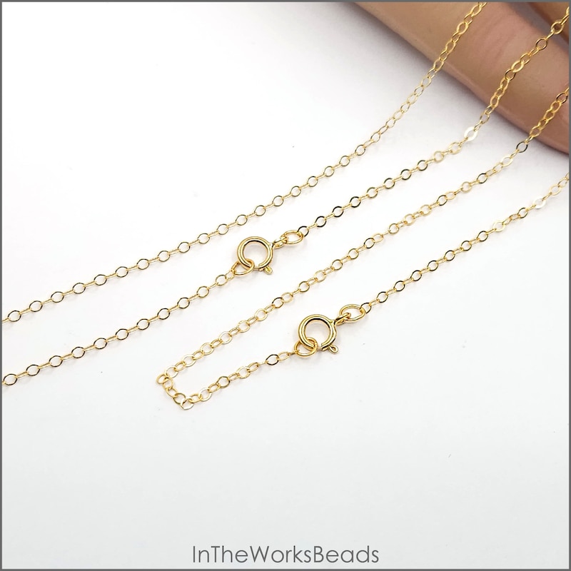 Gold Necklaces Bulk 16 In - Etsy