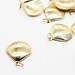 14k Gold Filled Charm | Clam Shell 7mm, 11mm, 15mm | Lightweight ...
