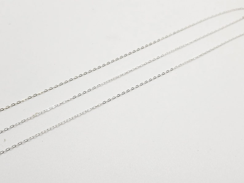 14k Gold Filled Flat Drawn Cable Chain 1mm X 1.6mm Elongated | Etsy