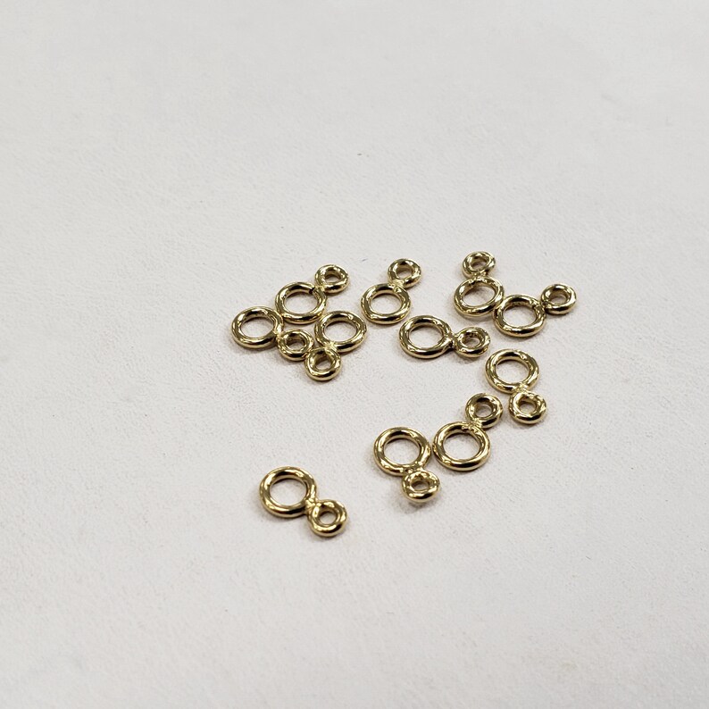 14k Gold Filled Figure 8 Jump Ring 5mm OD Sold in Packs of | Etsy