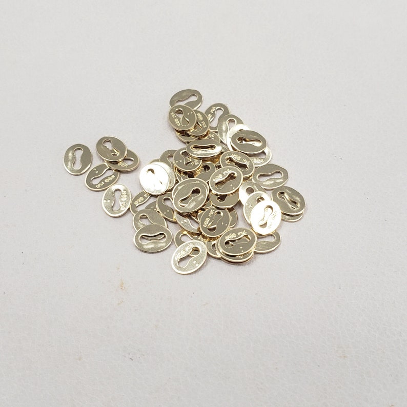 14k Gold Filled Tags | Italian Style | 20 Pieces | Bulk Savings on 100 ...