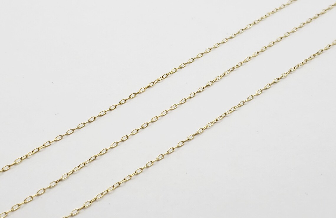 Drawn Cable Chain 1.2mm X 2.4mm 29 Gauge Elongate Cable - Etsy
