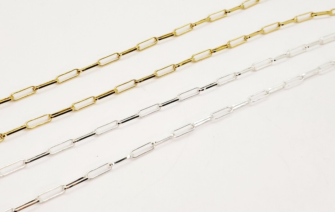 14k Gold Filled Elongated Box Chain, 3.3mm X 10.6mm, 24 Gauge Sq Wire ...