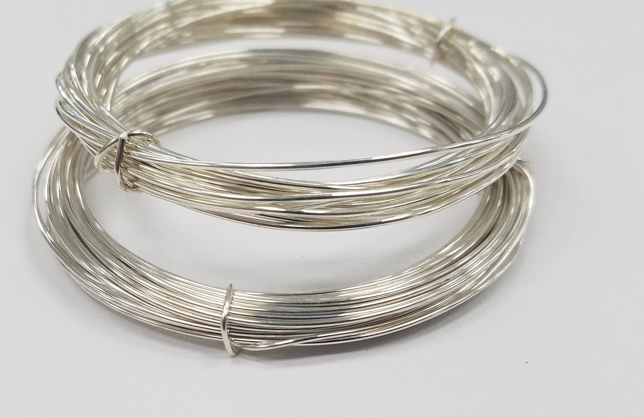 Silver Filled Wire 16, 18, 20, 22, 24, 26 Gauge | Half Hard | Round ...