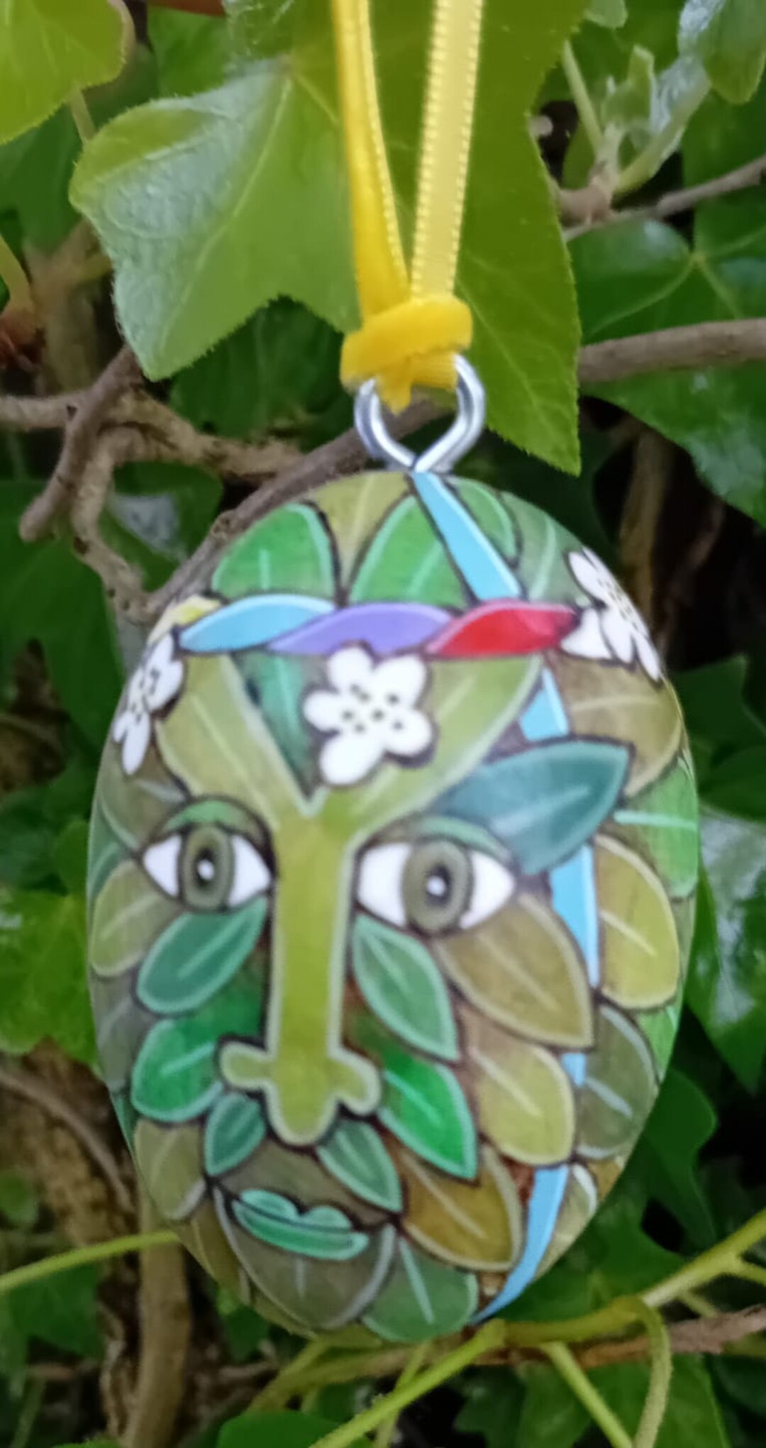 Green Man With Maypole Crown Hanging Decoration - Etsy