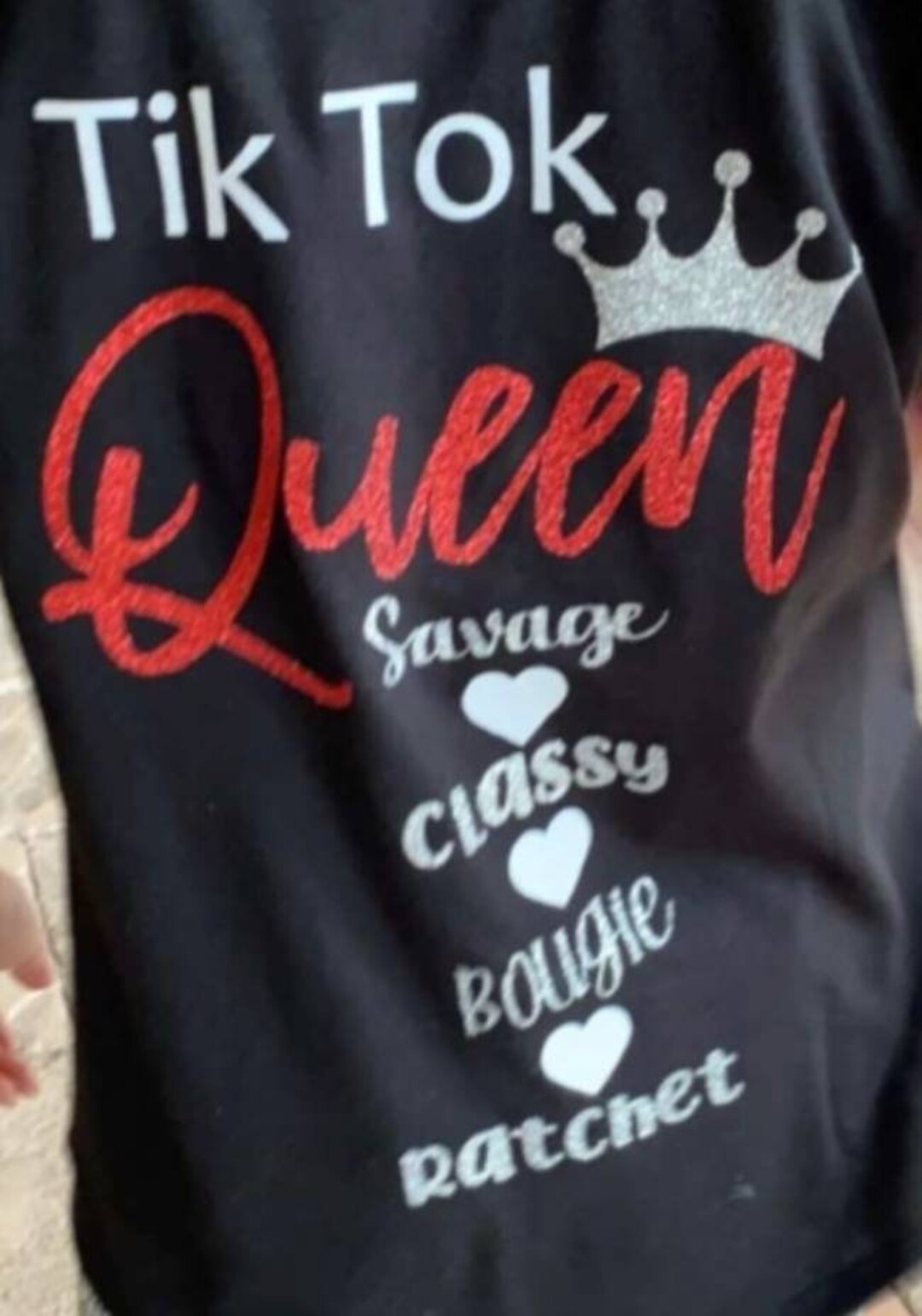 Tik Tok Queen Tee - Etsy