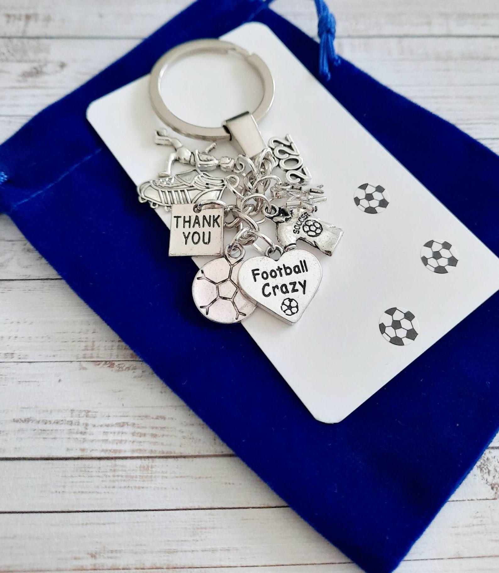 Thank You Football Coach Key Ring Football Crazy 2022 and Gift - Etsy