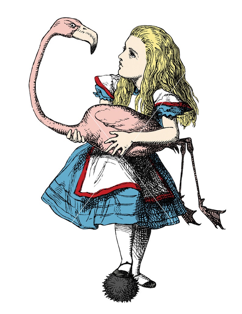 Vintage Alice in Wonderland Clipart, Instant Download, Commercial Use ...