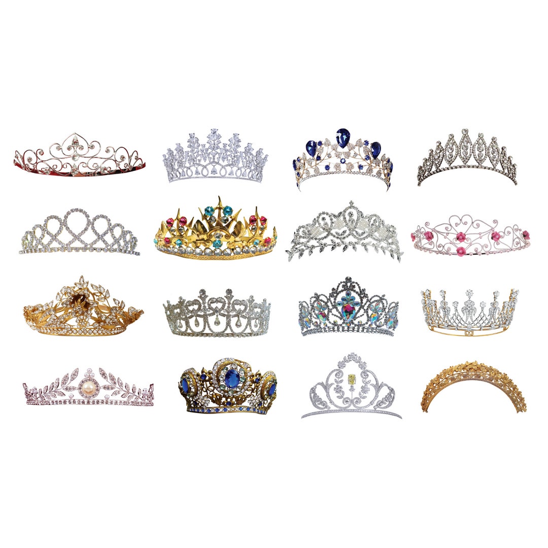 16 Crown Clipart, Instant Download, Commercial Use - Etsy