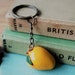 By the Shed Mango Tropical Fruit Keyring Key Chain - Yellow Juicy ...