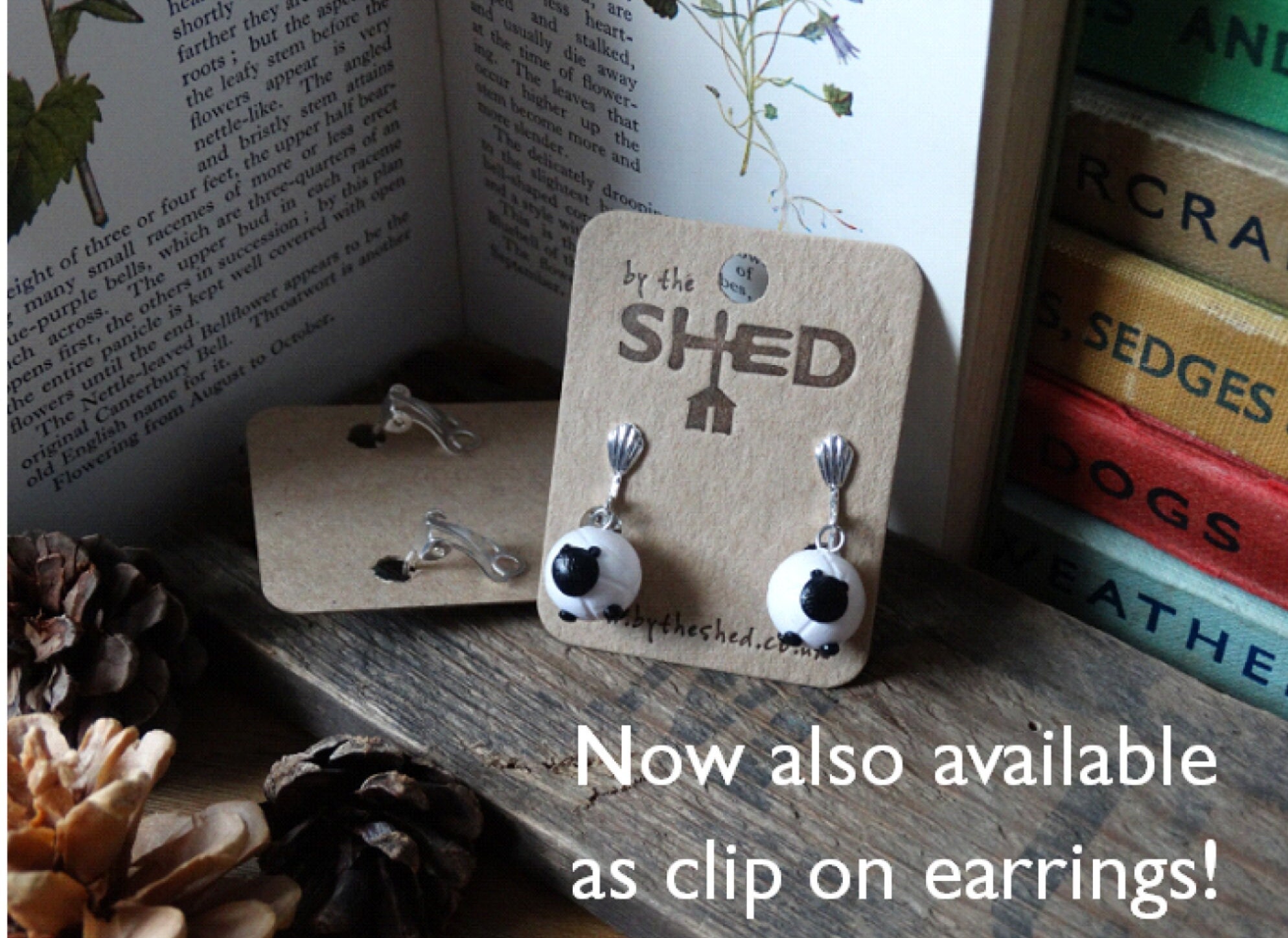 By the Shed Brussels Sprout DROP Earrings - Dangle, Hanging Hook ...