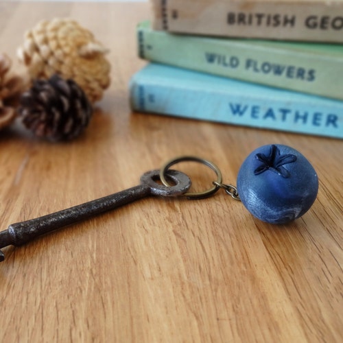 By the Shed Blueberry Keyring Fruit Vegetables Gardening - Etsy