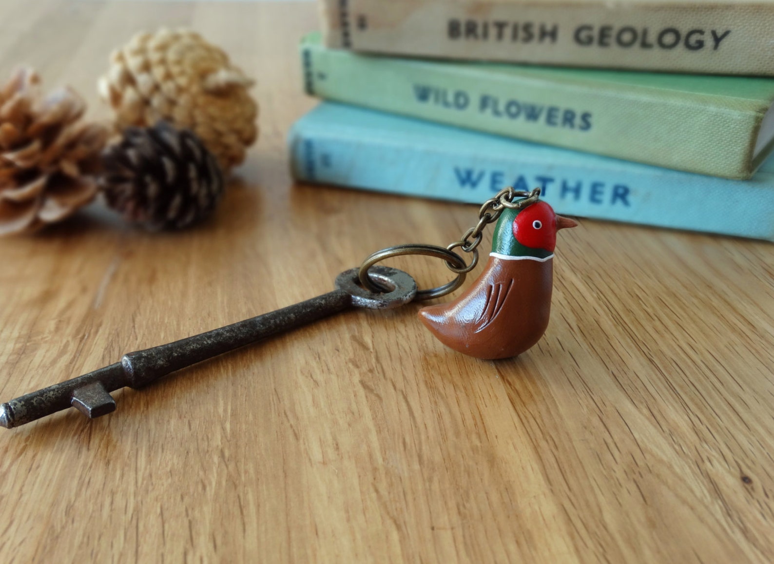 By the Shed Pheasant Game Bird Keyring Brown Birds - Etsy UK
