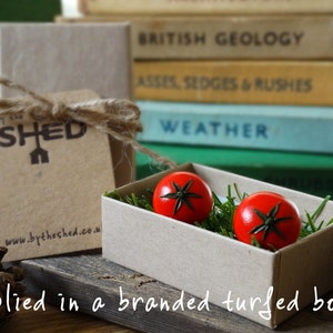 By the Shed Blueberry Bilberry Cufflinks - Silver Plated - Allotment ...
