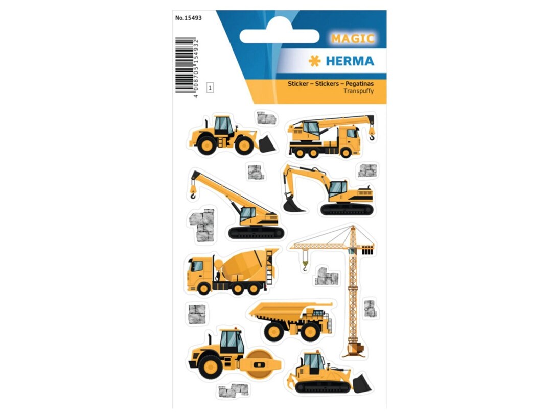 Sticker Construction Site, Sticker Construction Site Vehicles, Sticker ...