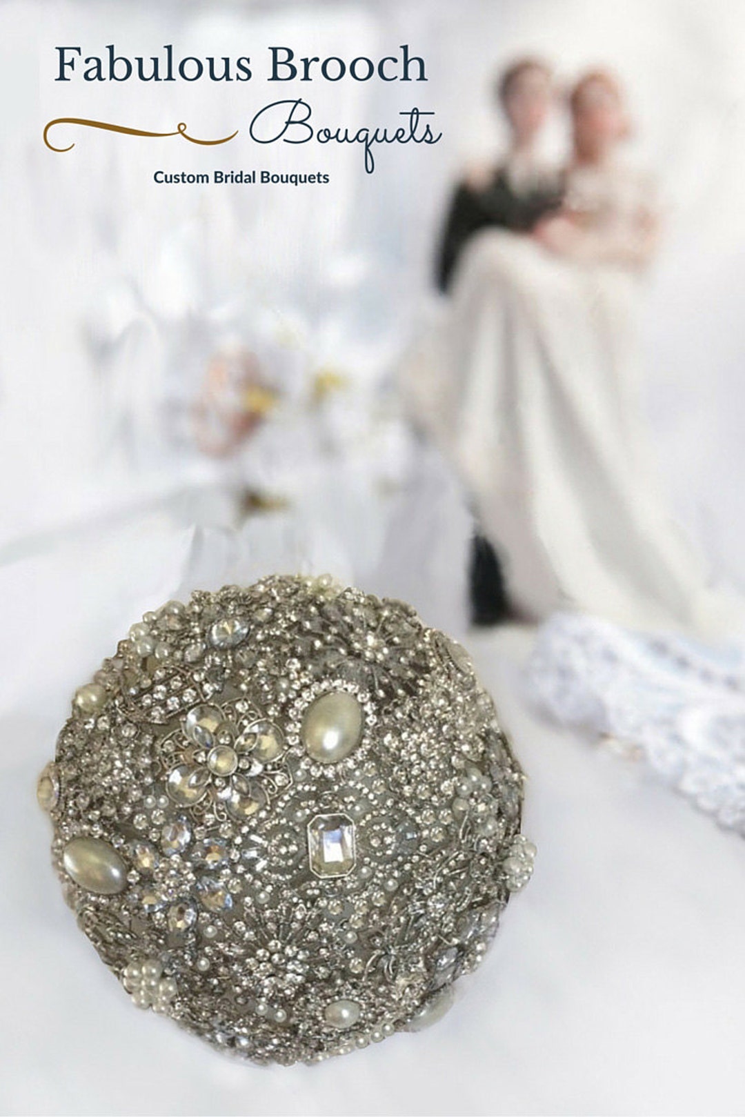 Brooch Bouquet Custom Wedding Flowers Rush Orders Welcome - Etsy