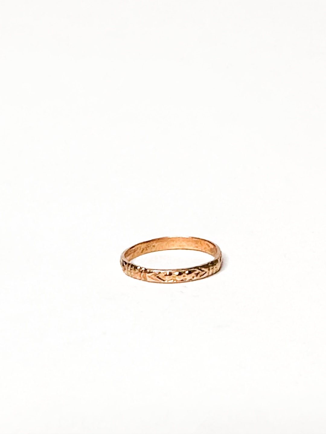 Precious 10k Yellow Gold Ostby Barton Baby Ring Infant Ring - Etsy