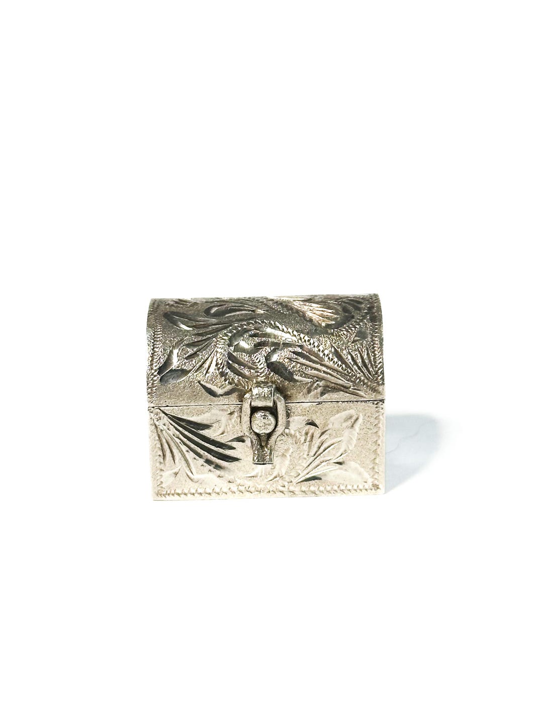 Sterling Silver Tiny Treasure Chest Sterling Silver Box Made in Mexico - Etsy