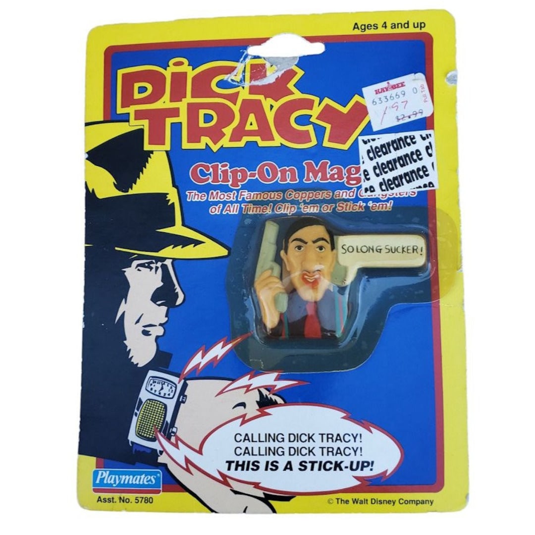 Dick Tracy Clip-on Magnet Al "big Boy" Caprice-unopened so Long Sucker (M3) - Etsy