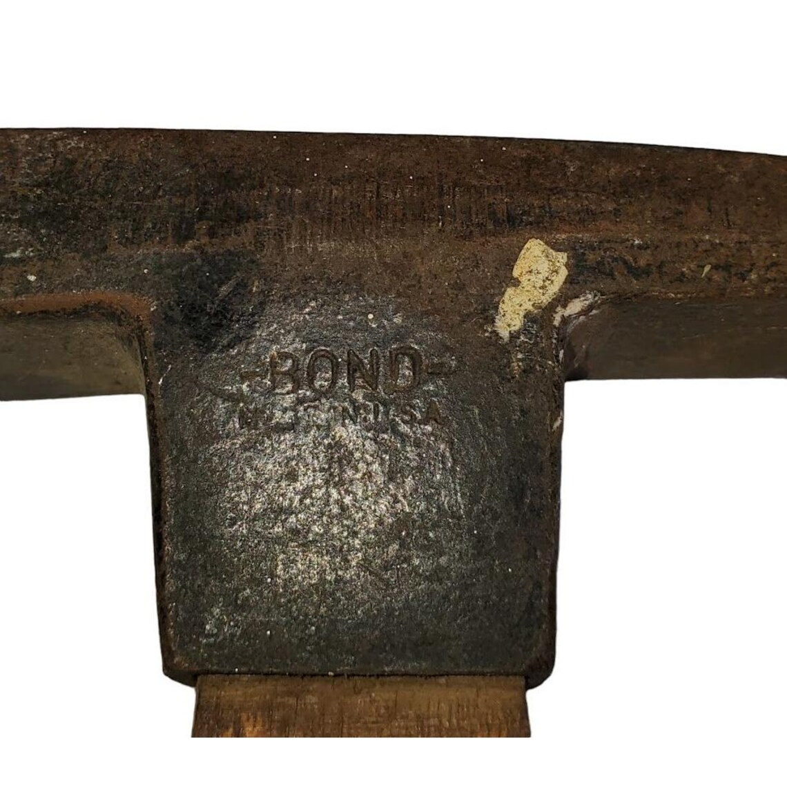 Antique BOND Masonry Hammer Stone Flat Face Axe Chipping Digging Wood ...