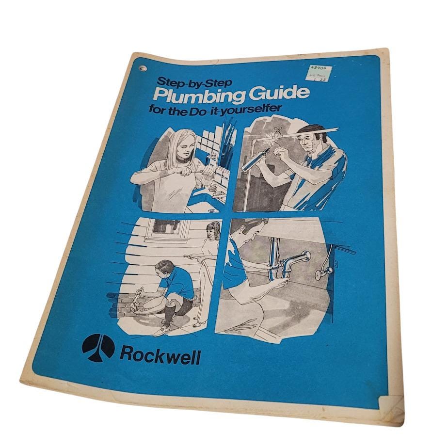 Vintage DIY MCM Rockwell Step-by-step Plumbing Guide for Do-it ...