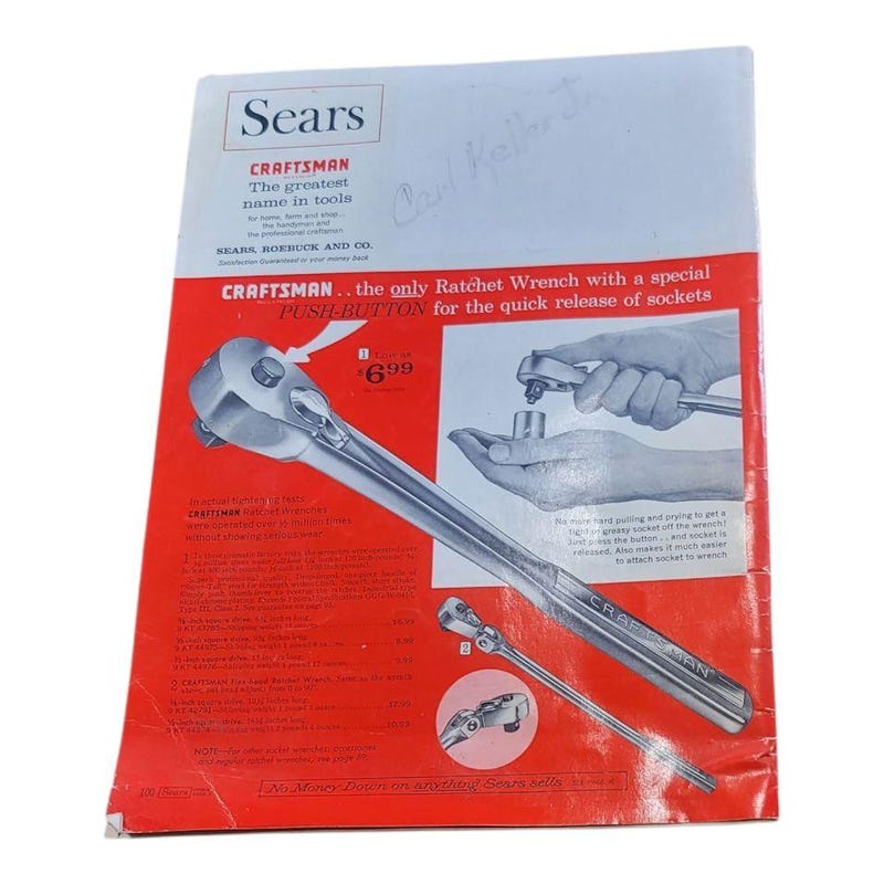 Craftsman Tool Catalogs - Etsy