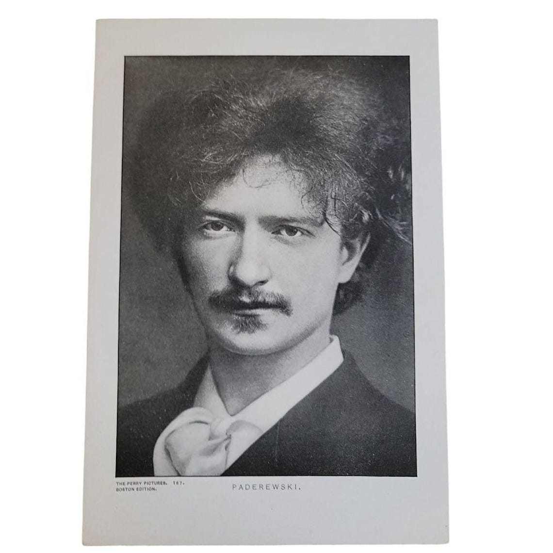 1900-1910 Paderewski Photo Print the Perry Pictures Boston Edition #167 ...