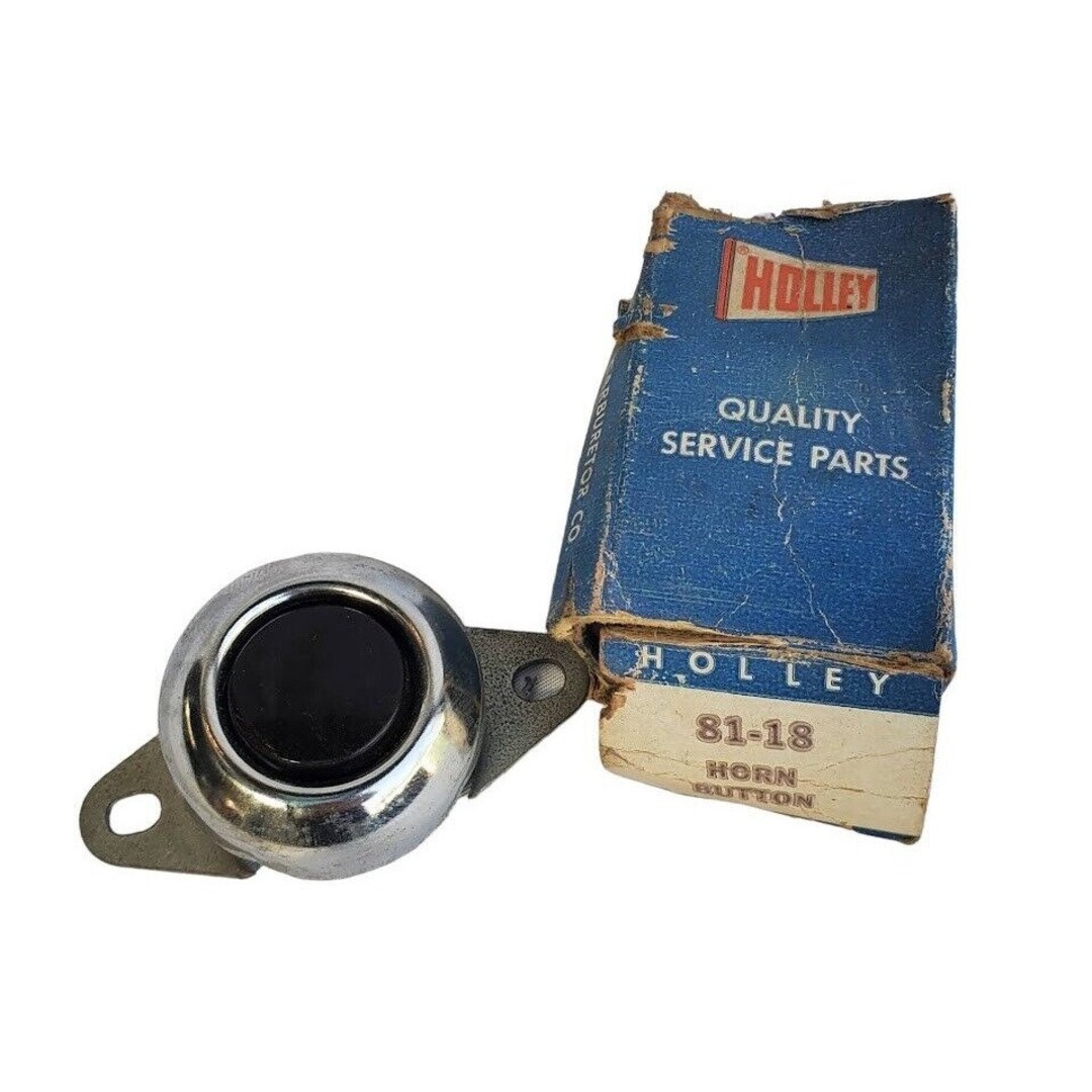 Vintage New Old Stock Holley Horn Button Rat Hot Rod Car Truck ...